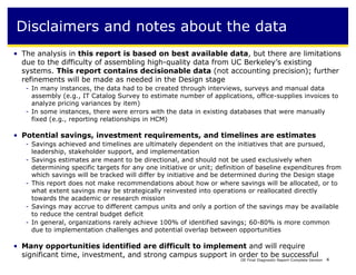 diagnostic report for uc berkeley - bain | PDF