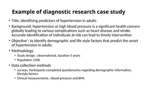 Diagnostic research-1-1 for Master in medecine | PPTX