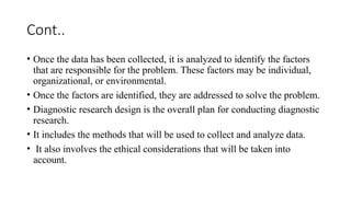 Diagnostic research-1-1 for Master in medecine | PPTX