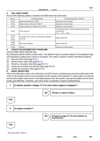 Lexus Trouble Diagnostics | PDF