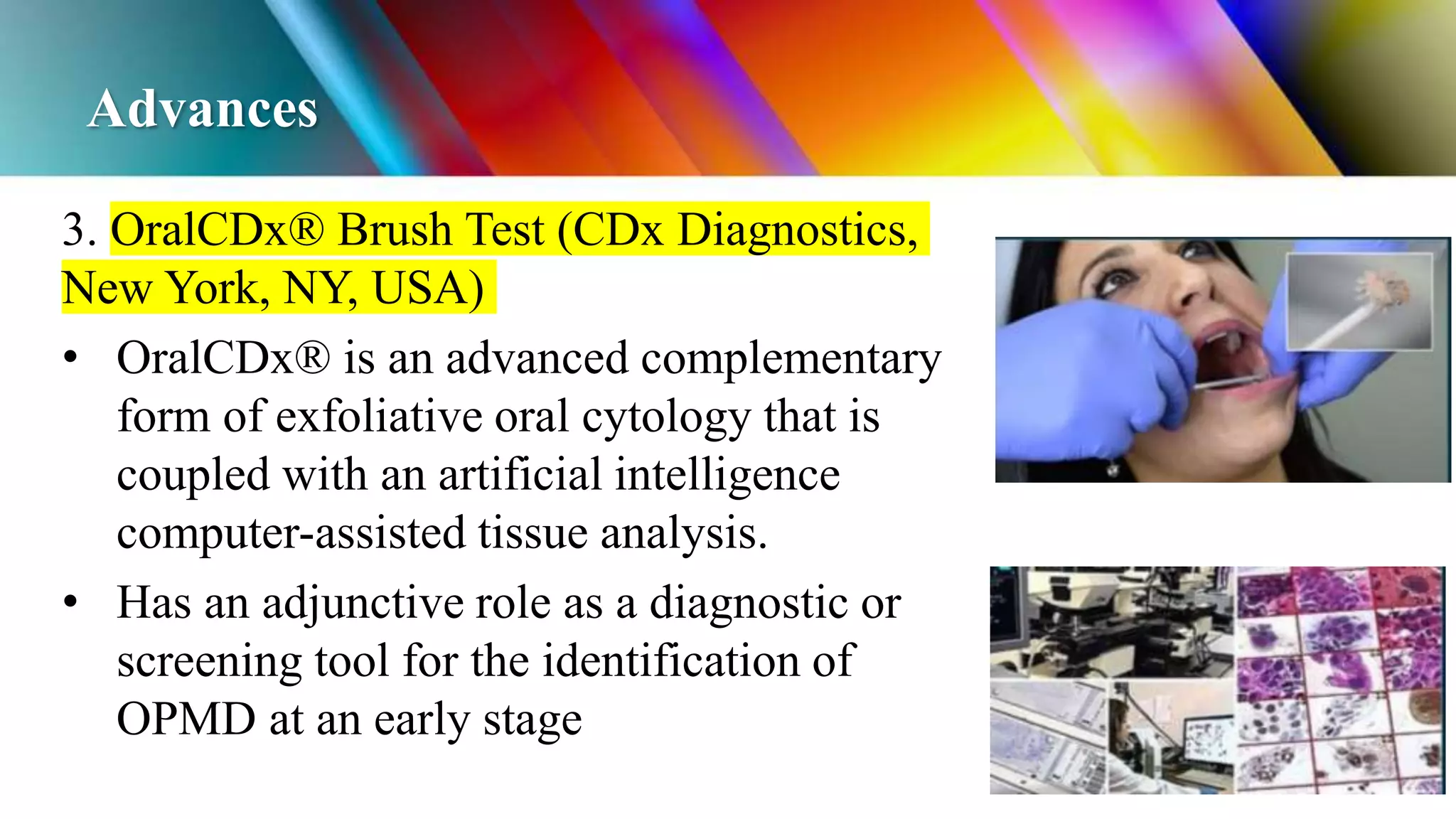 Trends in oral cancer detection | PPTX