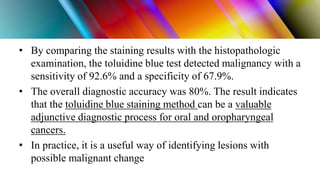 Trends in oral cancer detection | PPTX