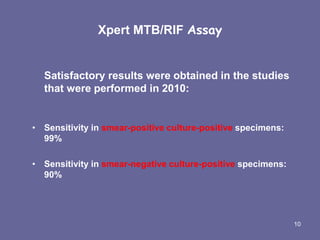 Diagnostics of tuberculosis: An insight into Genexpert 27 4-15 | PPTX