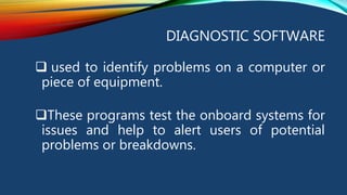Diagnostic software tools | PPTX