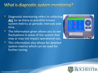 Diagnostic System Monitoring | PPT