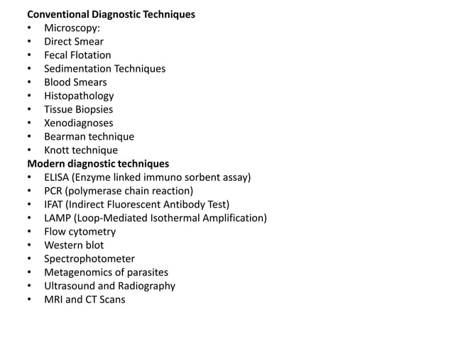 Diagnostic techniques in Parasitology.pptx