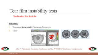 Diagnostic techniques of dry eye | PPTX