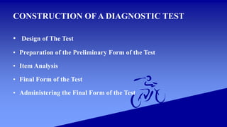 Diagnostic test | PPTX