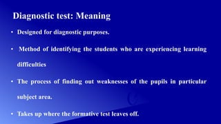 Diagnostic test | PPT