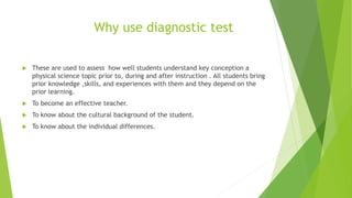 Diagnostic test | PPTX