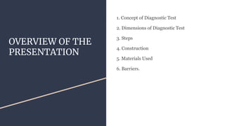 Diagnostic test | PPT