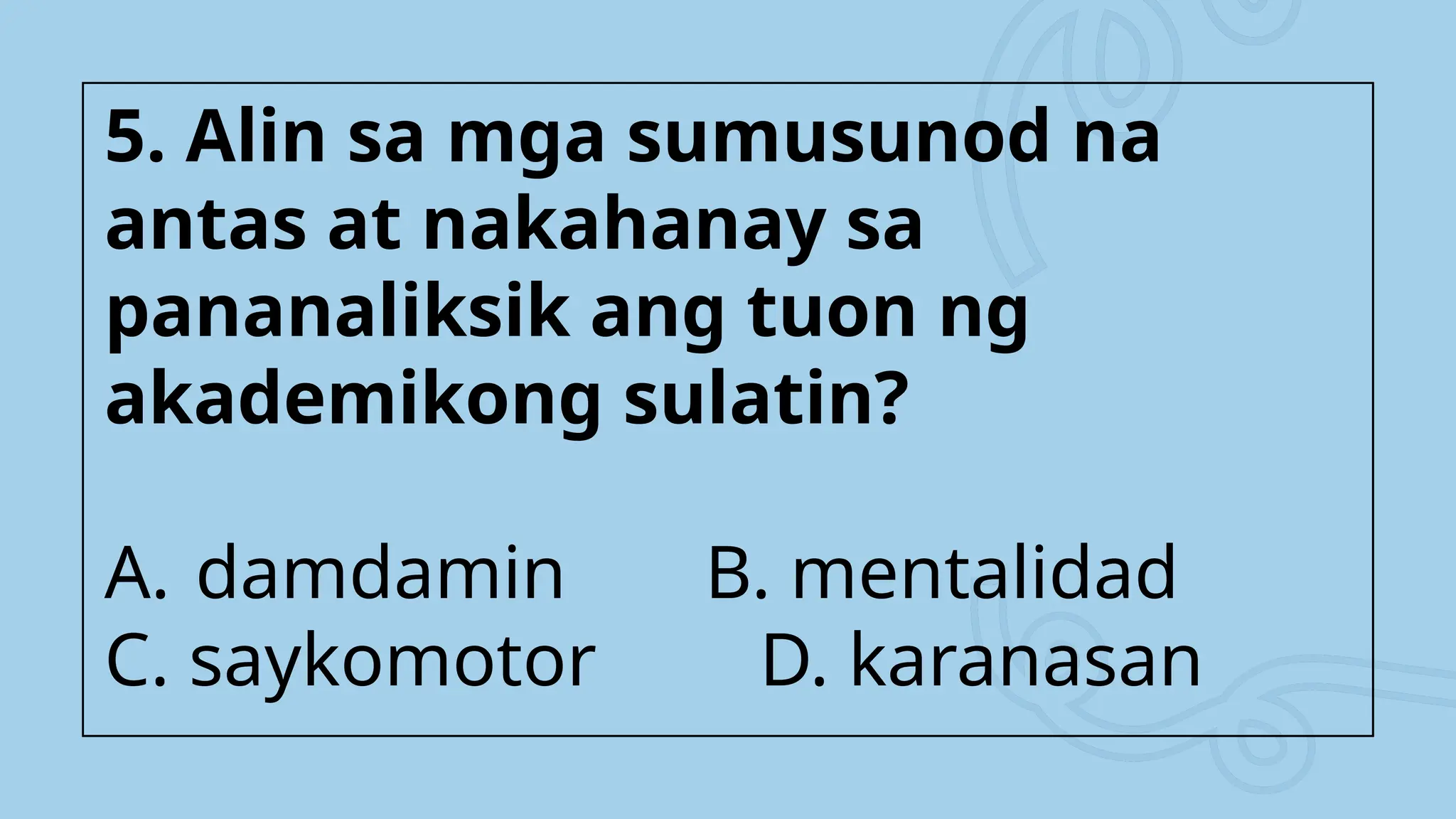 Diagnostic Test - FILIPINO SA PILING LARANGAN-AKADEMIK.pptx