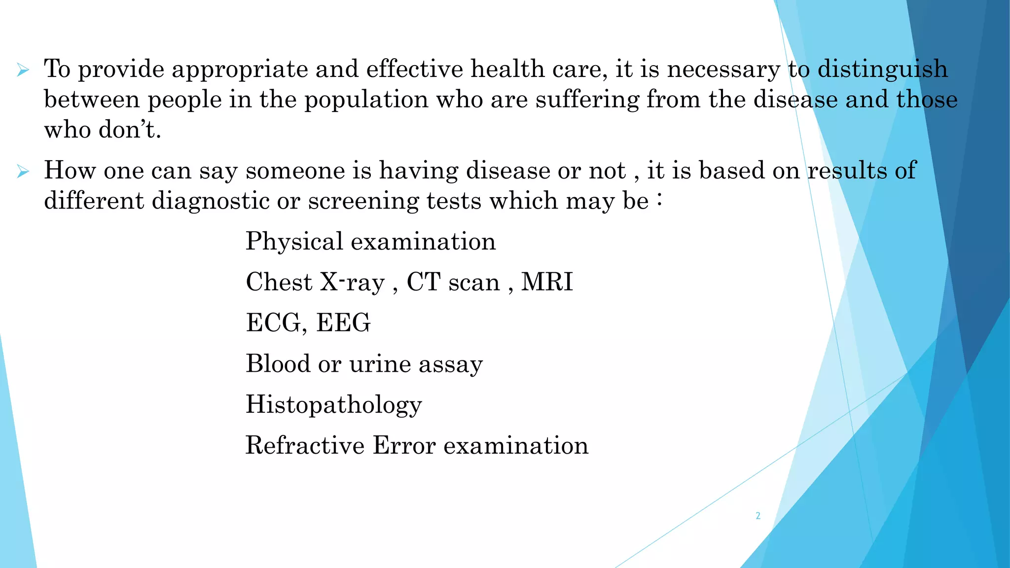 Diagnostic test | PPTX