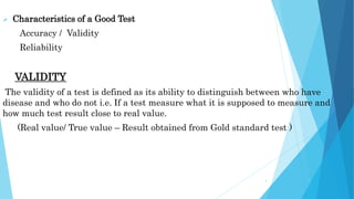Diagnostic test | PPTX