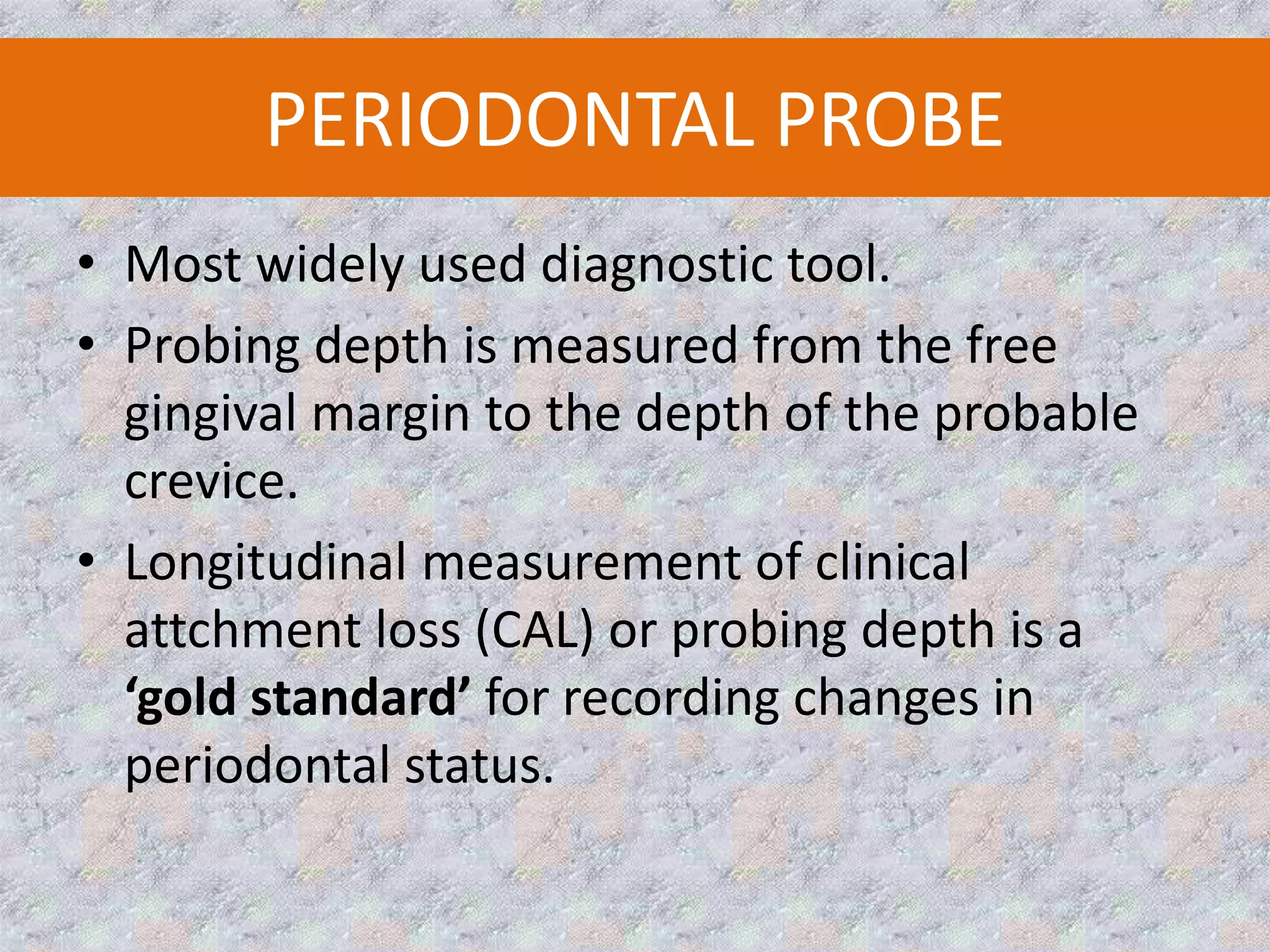 Diagnostic test and investigation in periodontology | PPTX