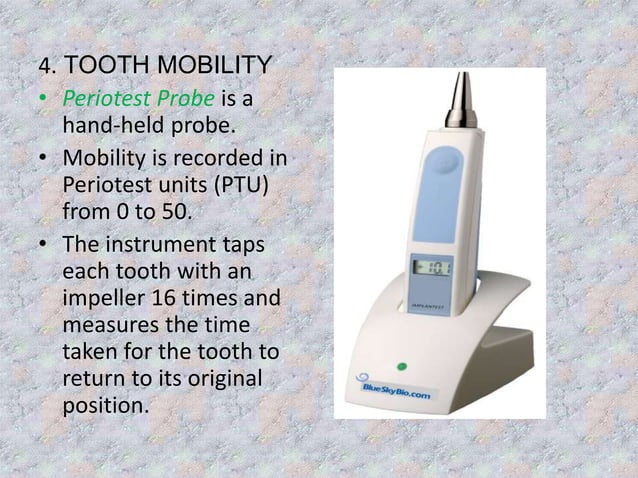 Diagnostic test and investigation in periodontology | PPTX