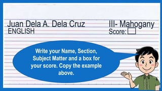 Diagnostic Test English 3.pptx
