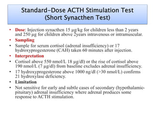 Diagnostic test for Adrenal disorders in children 2.pptx