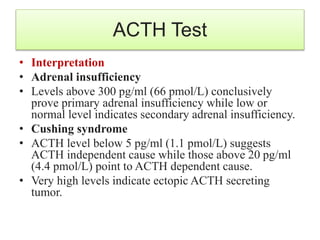 Diagnostic test for Adrenal disorders in children 2.pptx