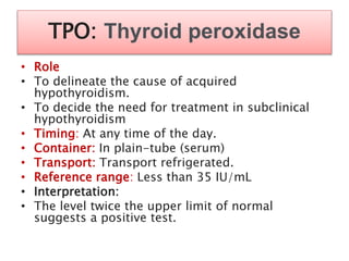 Diagnostic test for Thyriod disorders in children.pptx