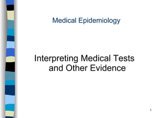 Diagnostic testing 2009 | PPT