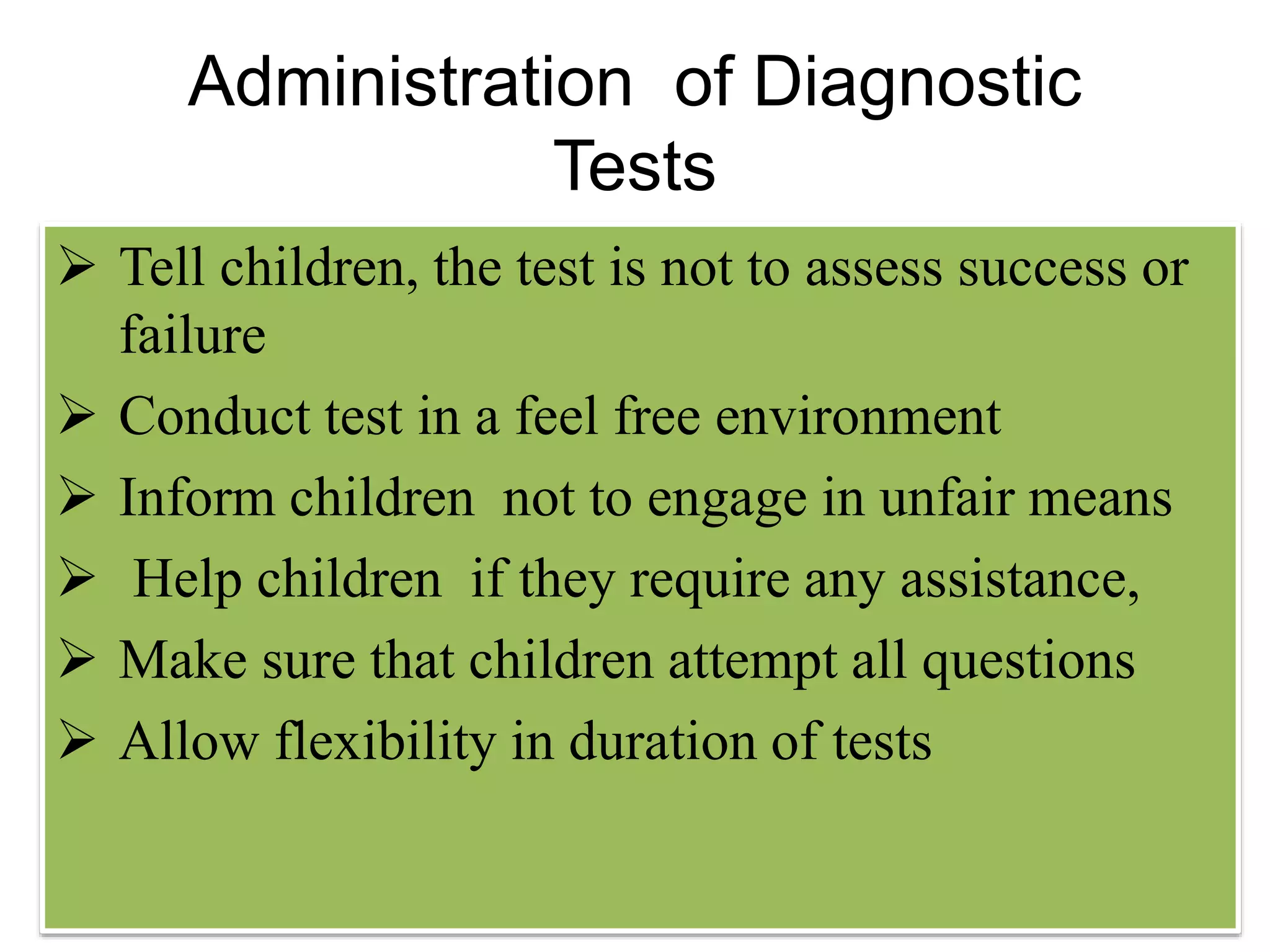 Diagnostic testing and remedial teaching | PPTX