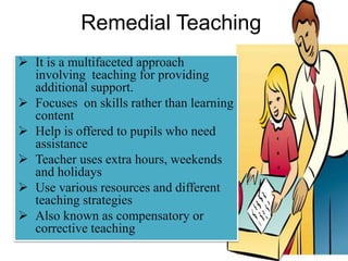 Diagnostic testing and remedial teaching | PPTX