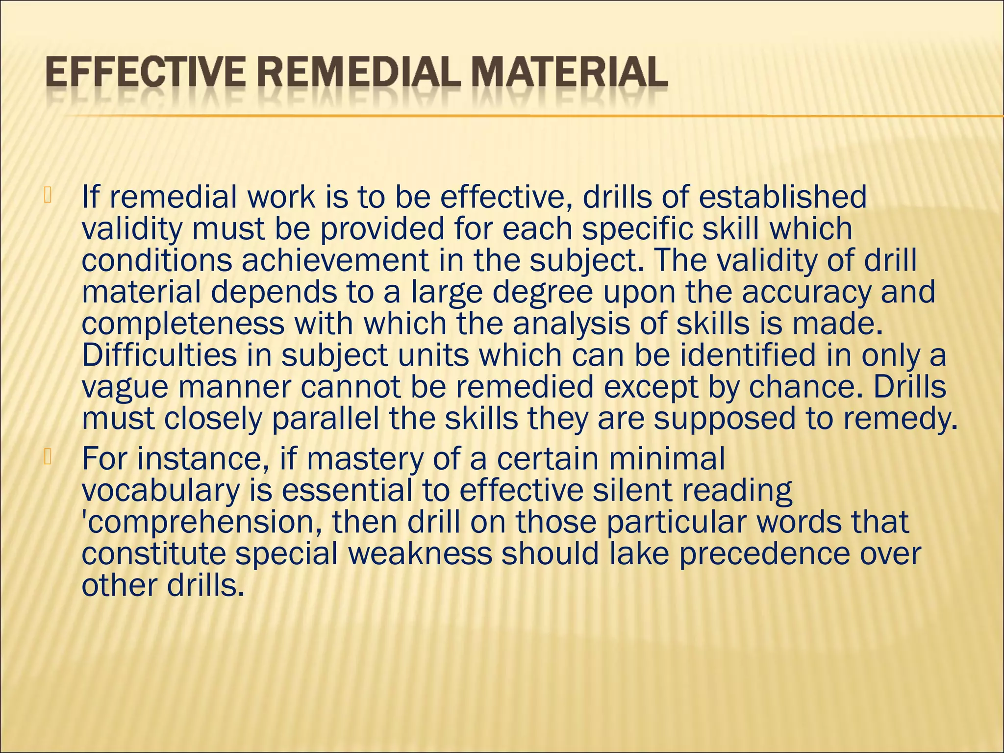 Diagnostic testing & remedial teaching | PPT