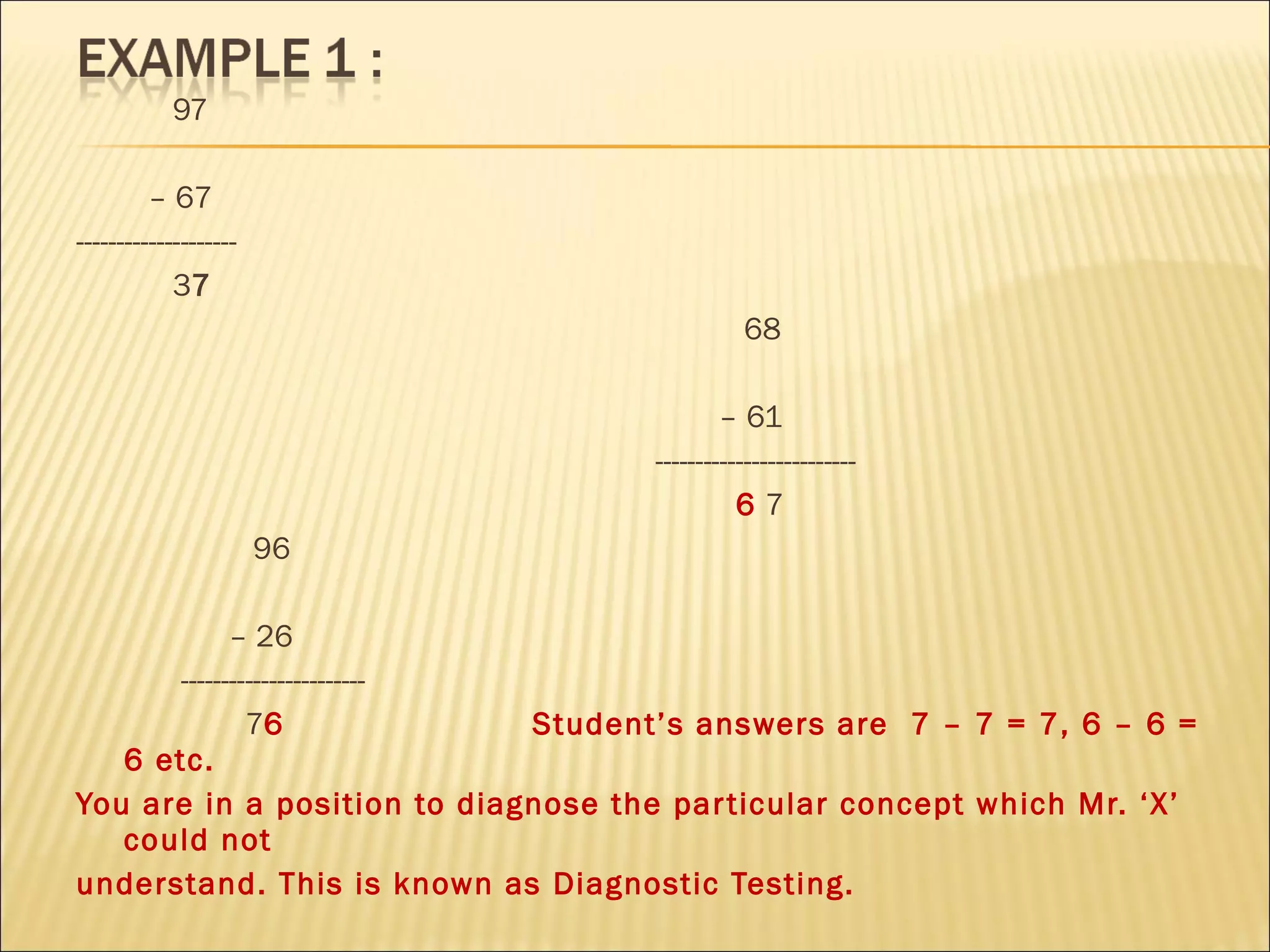 Diagnostic testing & remedial teaching | PPT