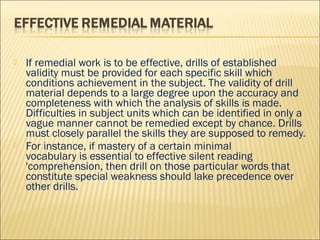 Diagnostic testing & remedial teaching | PPT