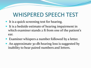 Diagnostic tests | PPTX
