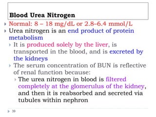 Diagnostic Tests. Interpretation of lab test | PPTX