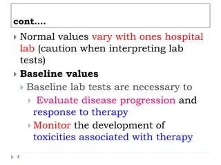 Diagnostic Tests. Interpretation of lab test | PPTX