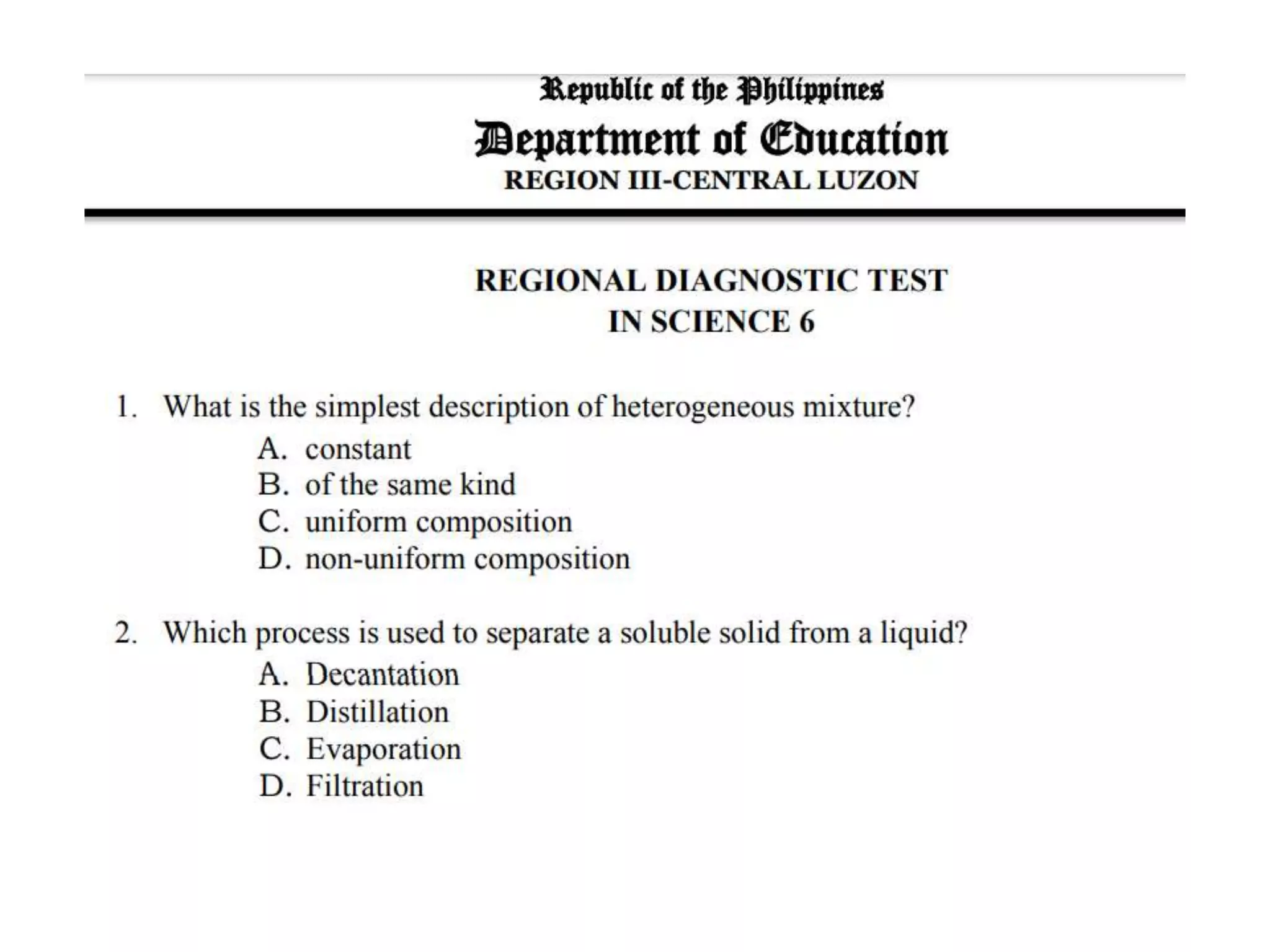 diagnostic test science 6.pptx