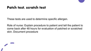 Diagnostic test skin | PPT