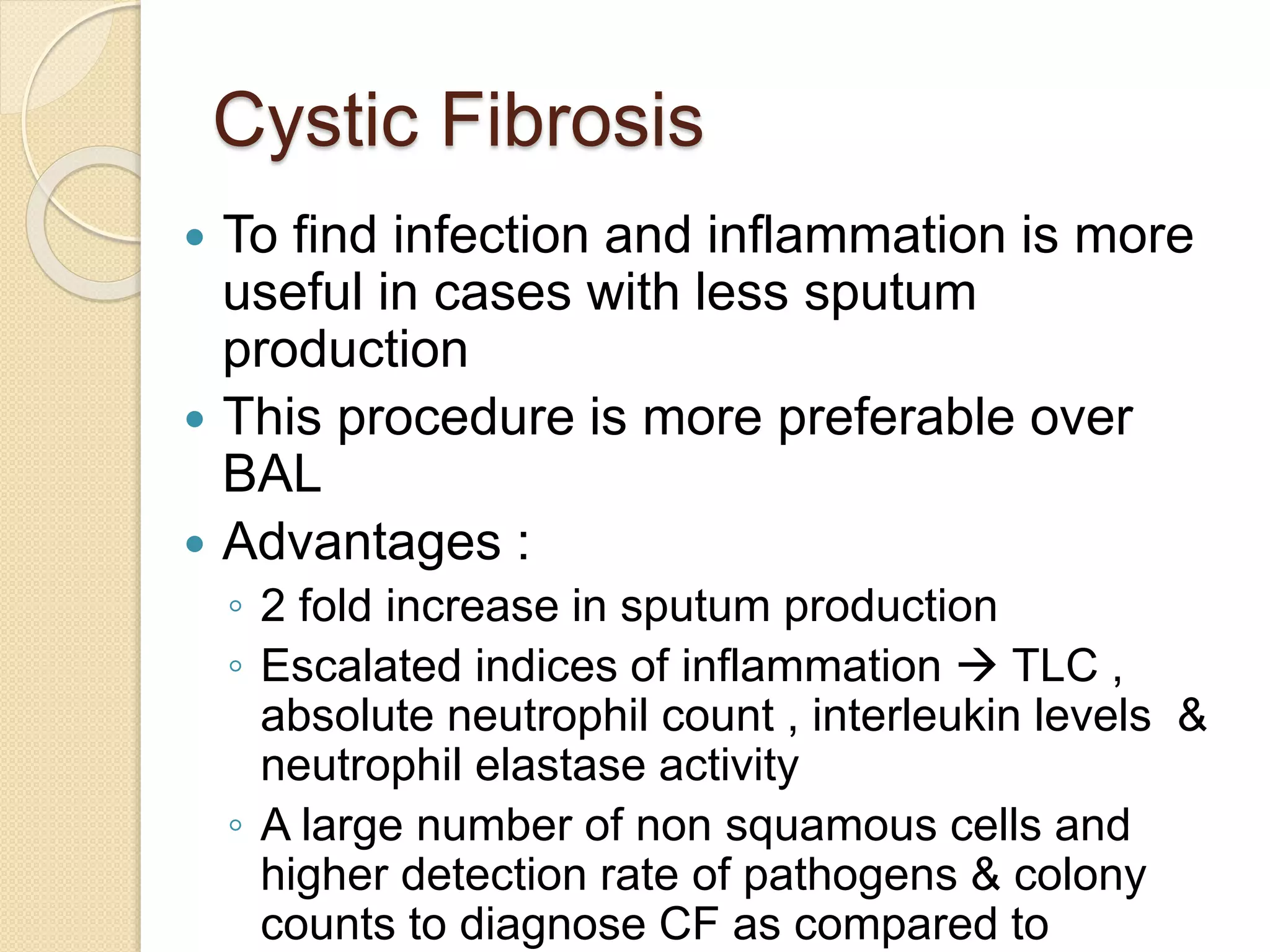 Diagnostic value of sputum induction in respiratory disorders dr ...