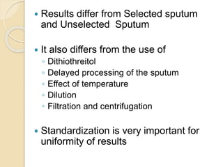 Diagnostic value of sputum induction in respiratory disorders dr ...