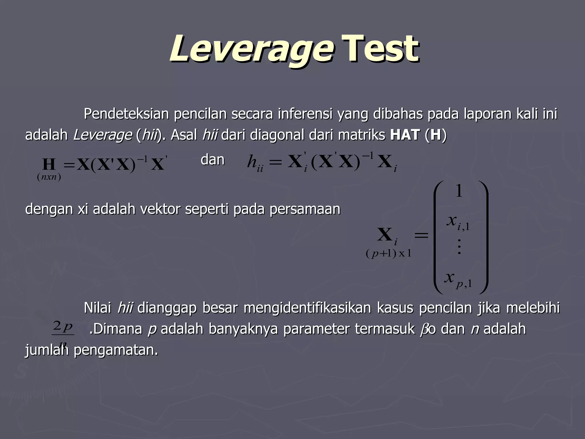 Diagnostik Regresi Upload | PPT