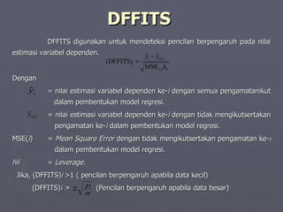 Diagnostik Regresi Upload | PPT