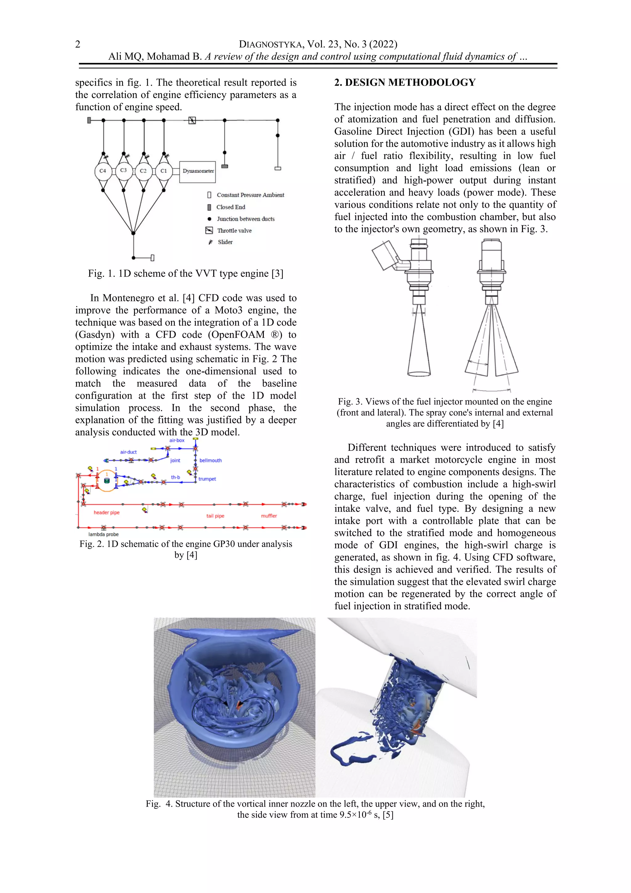 A REVIEW OF THE DESIGN AND CONTROL USING COMPUTATIONAL FLUID DYNAMICS OF GASOLINE DIRECT ...