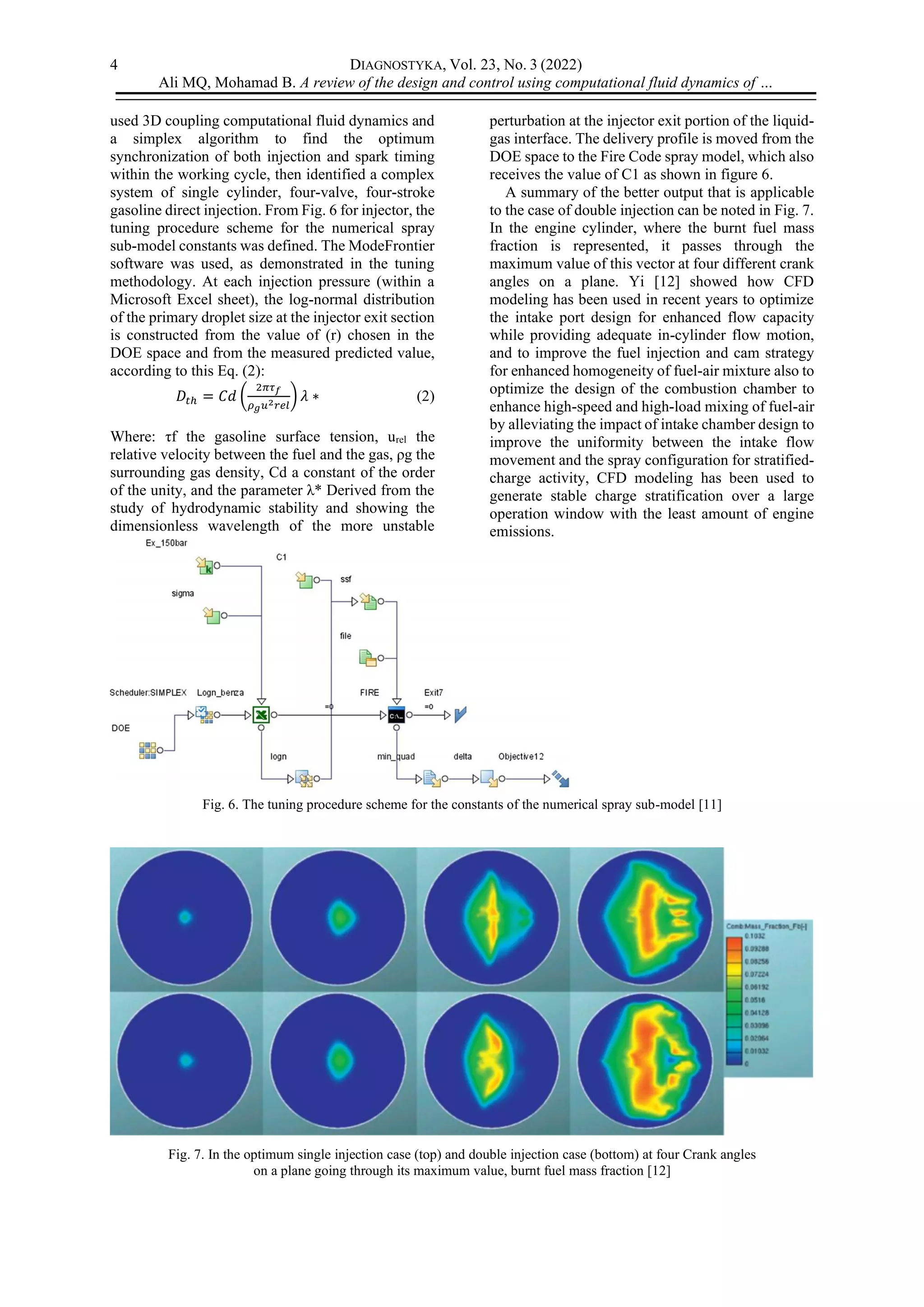A REVIEW OF THE DESIGN AND CONTROL USING COMPUTATIONAL FLUID DYNAMICS OF GASOLINE DIRECT ...