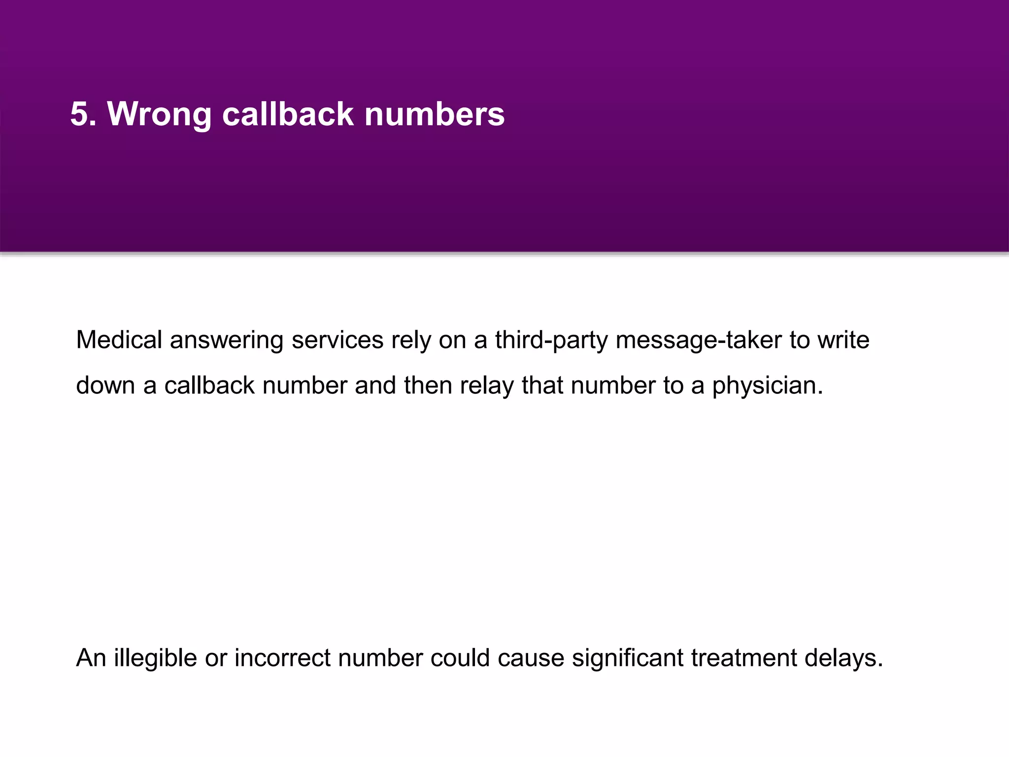 Diagnotes medical-answering-service-weak-links | PPTX