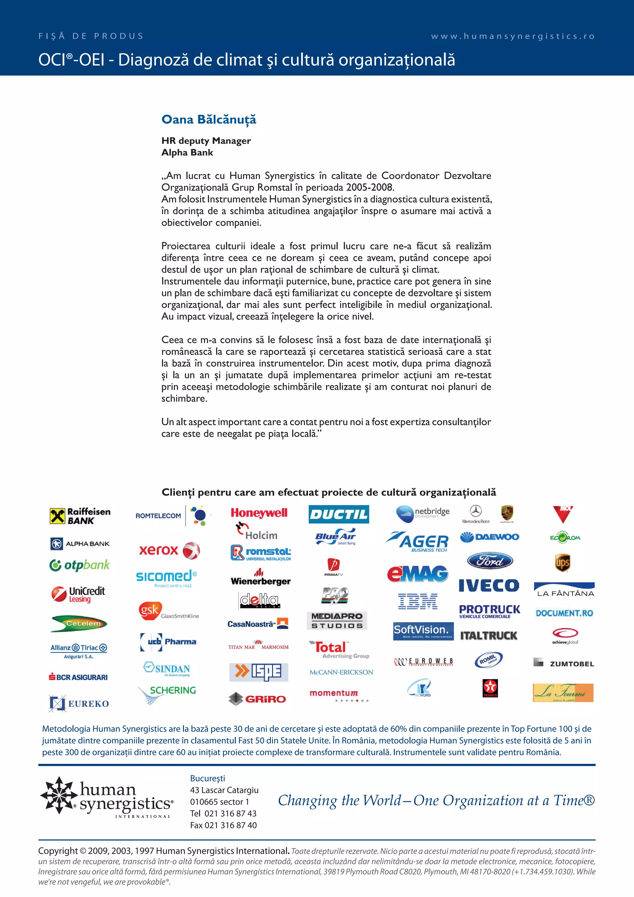 Diagnoza OCI OEI - detaliat | PDF