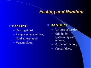 Diagnozing Diabetes | PPT | Diabetes | Diseases and Conditions