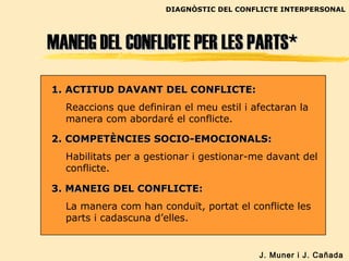 Diagnòstic del conflicte | PPT