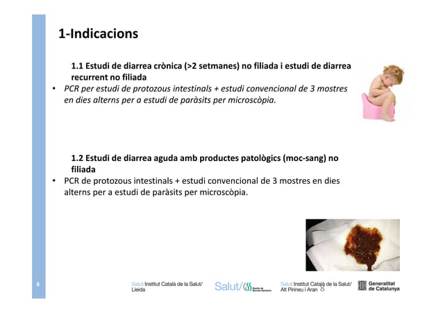 Diagnòstic i tractament de les parasitosis intestinals 2023 | PPT