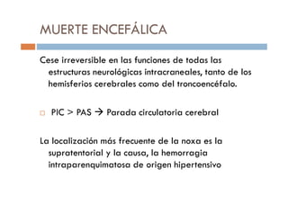 Diagnóstico clínico de muerte encefálica | PDF