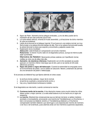 Diagnóstico precoz de la luxación congénita de cadera | DOCX
