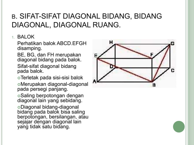DIAGONAL BIDANG, DIAGONAL RUANG DAN BIDANG DIAGONAL.pptx