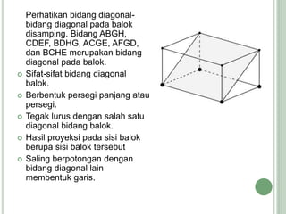 DIAGONAL BIDANG, DIAGONAL RUANG DAN BIDANG DIAGONAL.pptx